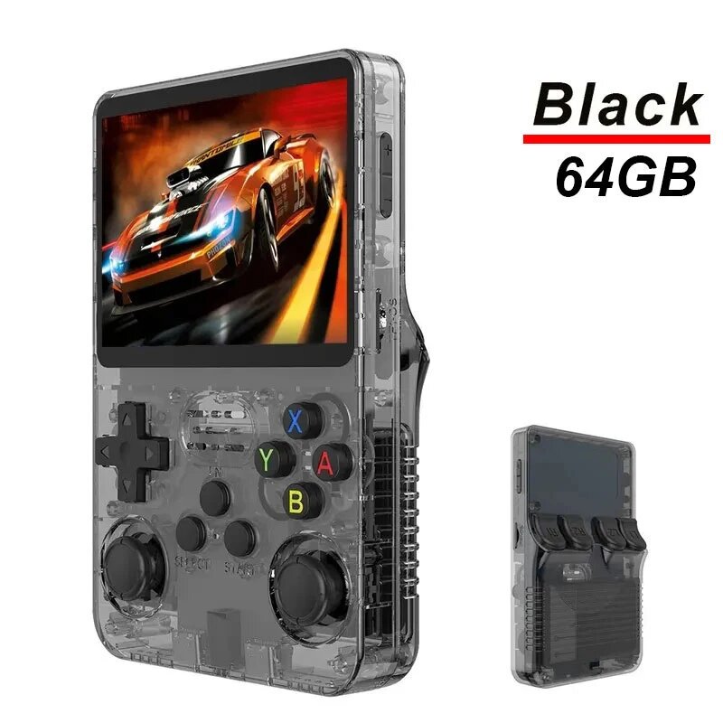 Портативная игровая консоль ARKOS R36S Black 64G
