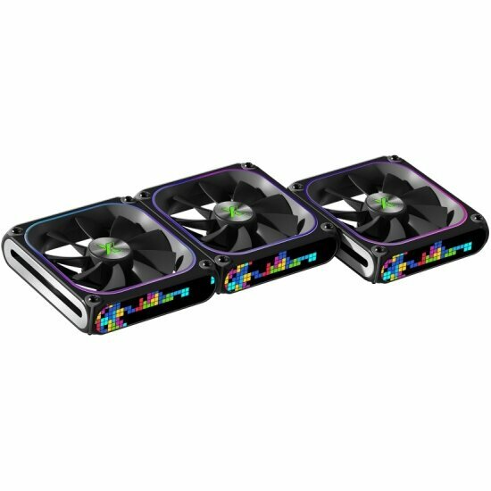 Вентиляторы для корпуса Xastra FZ120B ARGB 3шт (FZ120-3BA-CXX-GL)