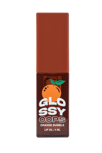 Масло Beauty Bomb для губ Glossy oops, тон 02 Orange Bumble, 4 мл