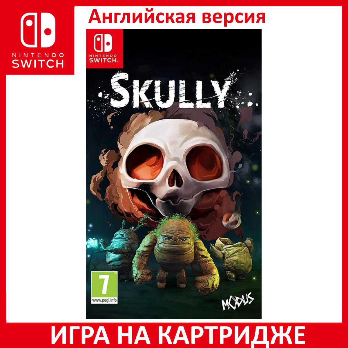 Игра Skully Switch Английский язык Картридж на Nintendo Switch