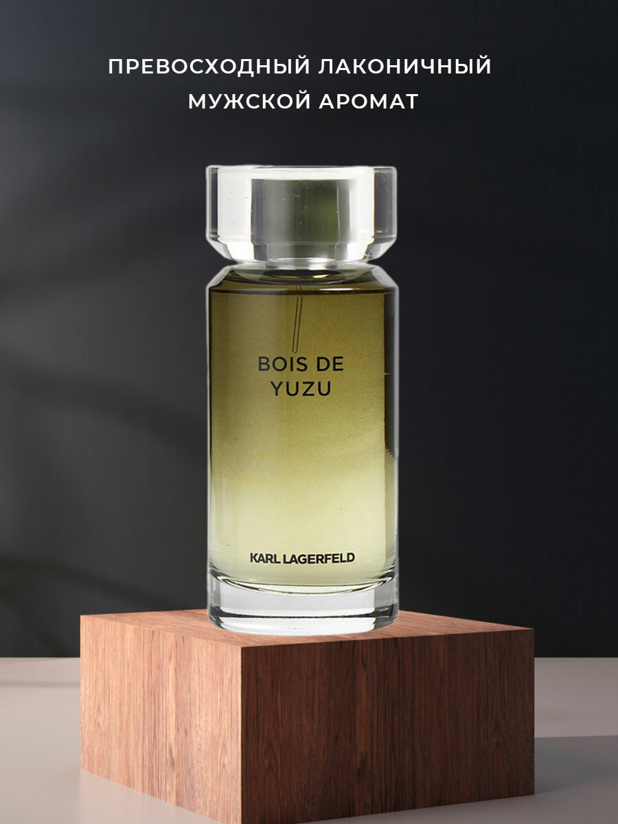Туалетная вода KARL LAGERFELD BOIS DE YUZU, аромат для мужчин, 100 мл (ref. 315)