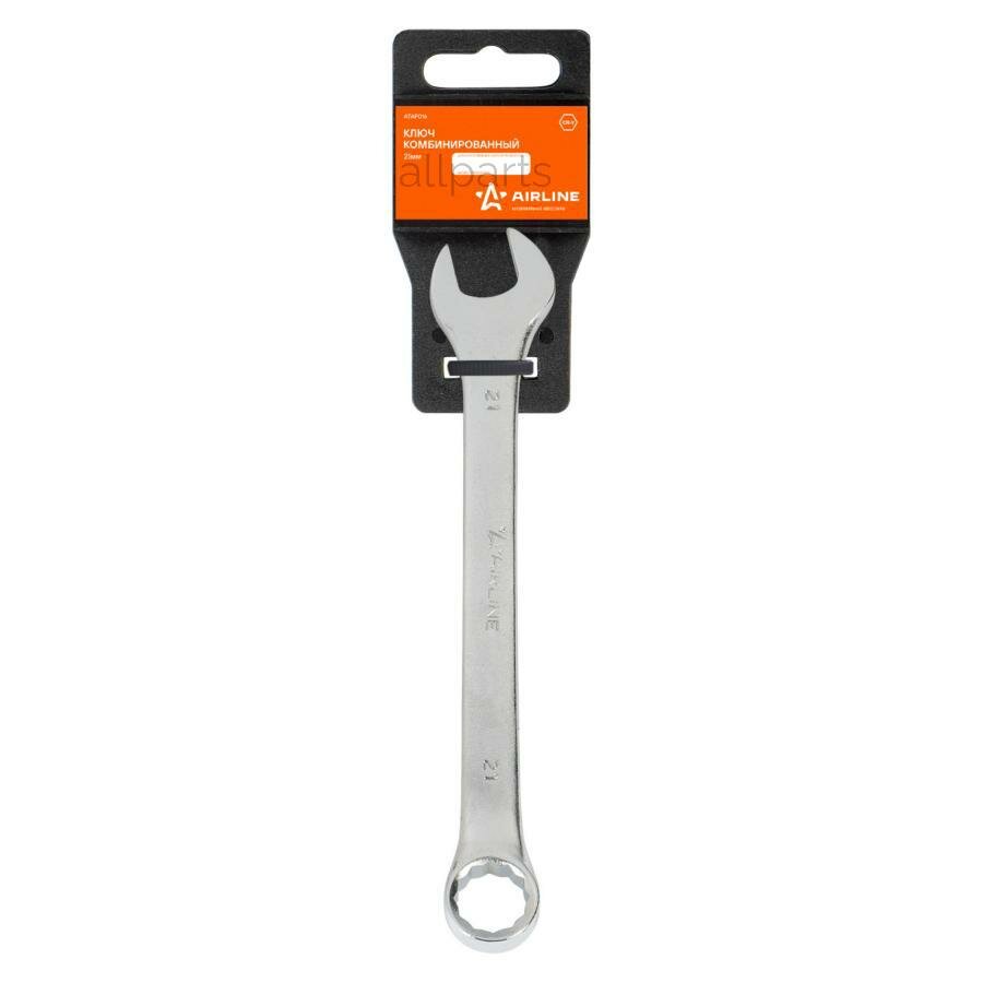 AIRLINE ATAF016 ключ комбинированный 21ММ пласт. подвес (ATAF016)