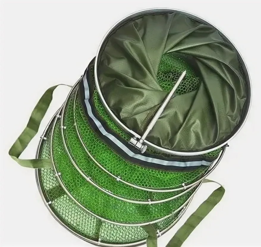 Садок береговой, складной, круглый, в сумке, размер: 300x40 см