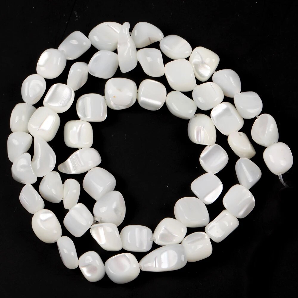 Бусины из раковин Fascinante Viento Белый, 51pcs 6-10mm