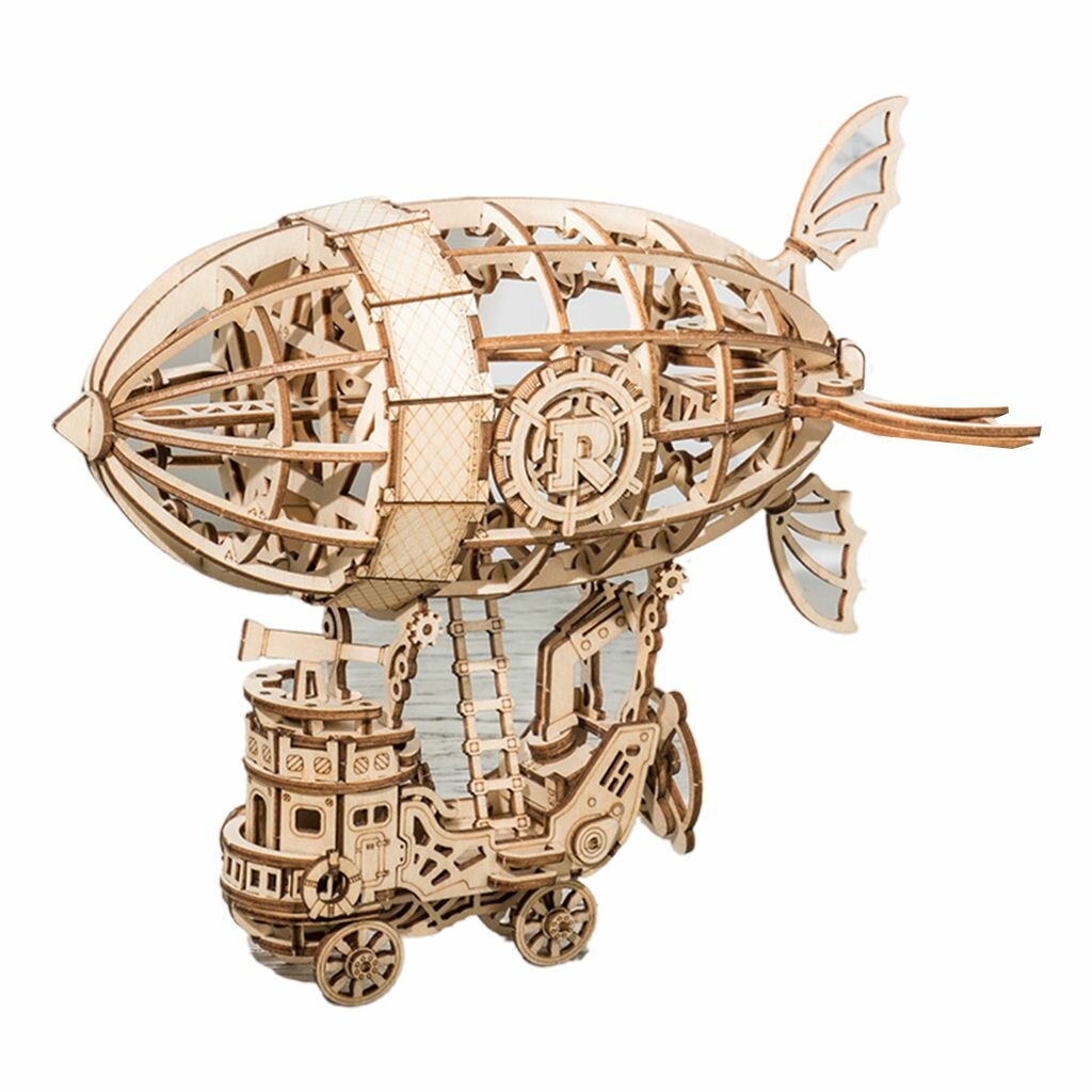 Украшения 3D трехмерный деревянный пазл fantasy fairy tale-дирижабль