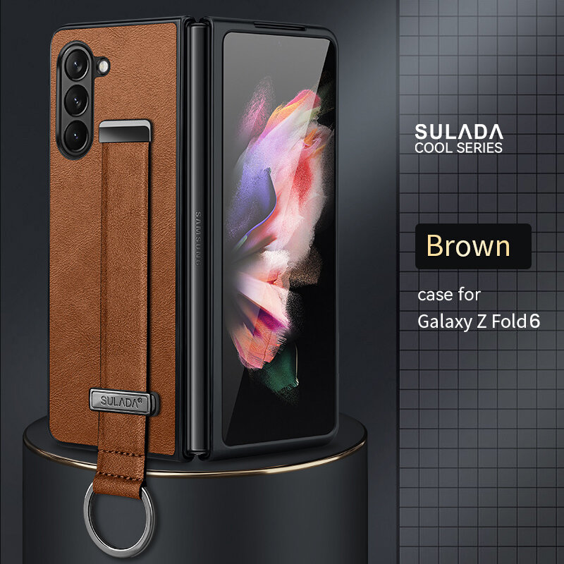 Чехол для Samsung Galaxy Z Fold 6 / Samsung Z Fold6/ Самсунг Галакси З Фолд 6 Высококачественная кожа Чехол