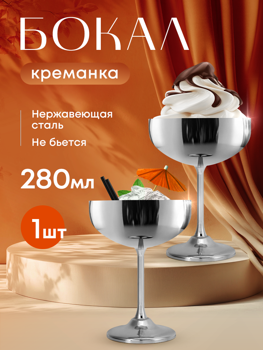 Креманка для мороженого. Вазочка для десерта. Конфетница. Фруктовница.