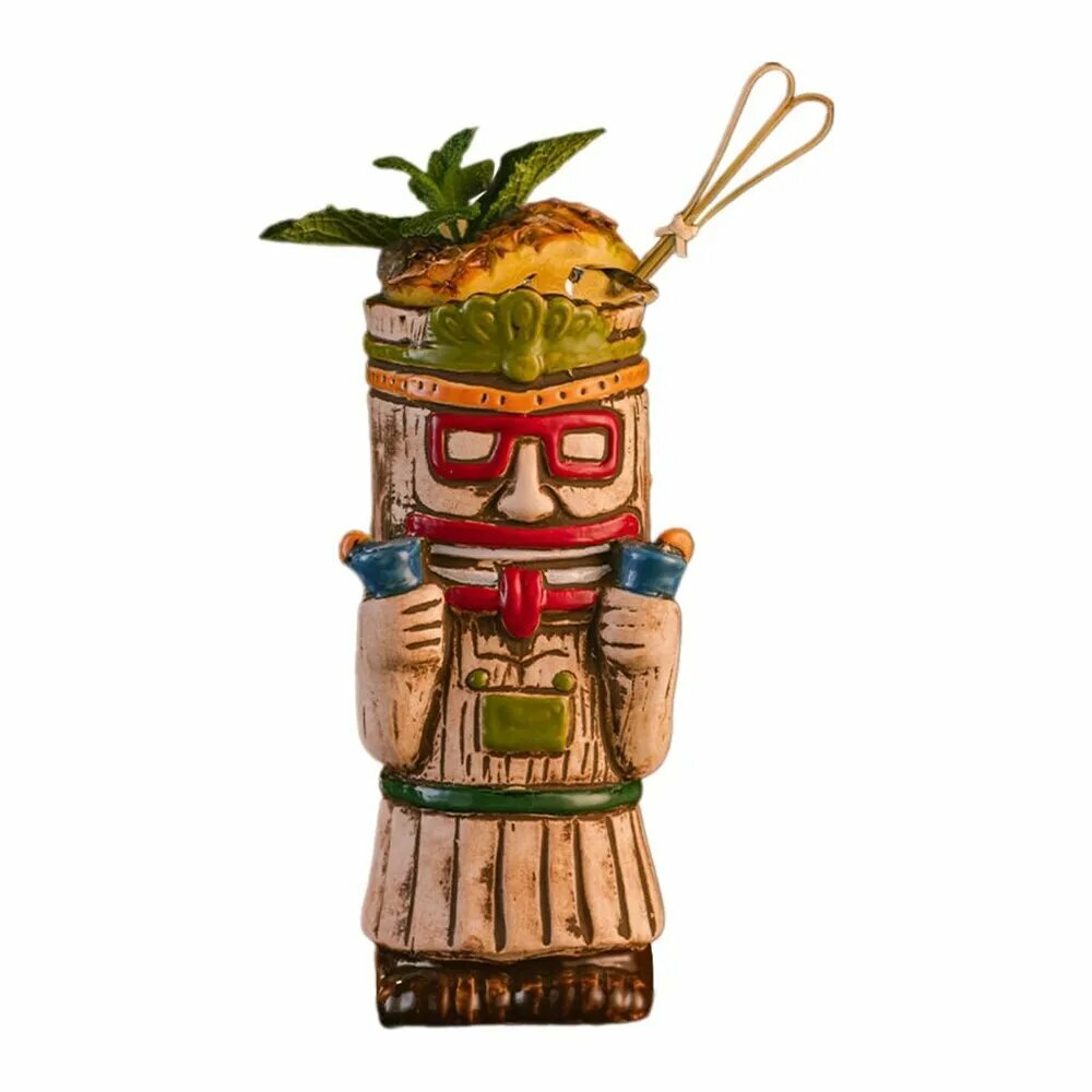 Гавайская Кружка Тики Креативный Коктейльный Бокал - Матовый - Бокалы Родные E05