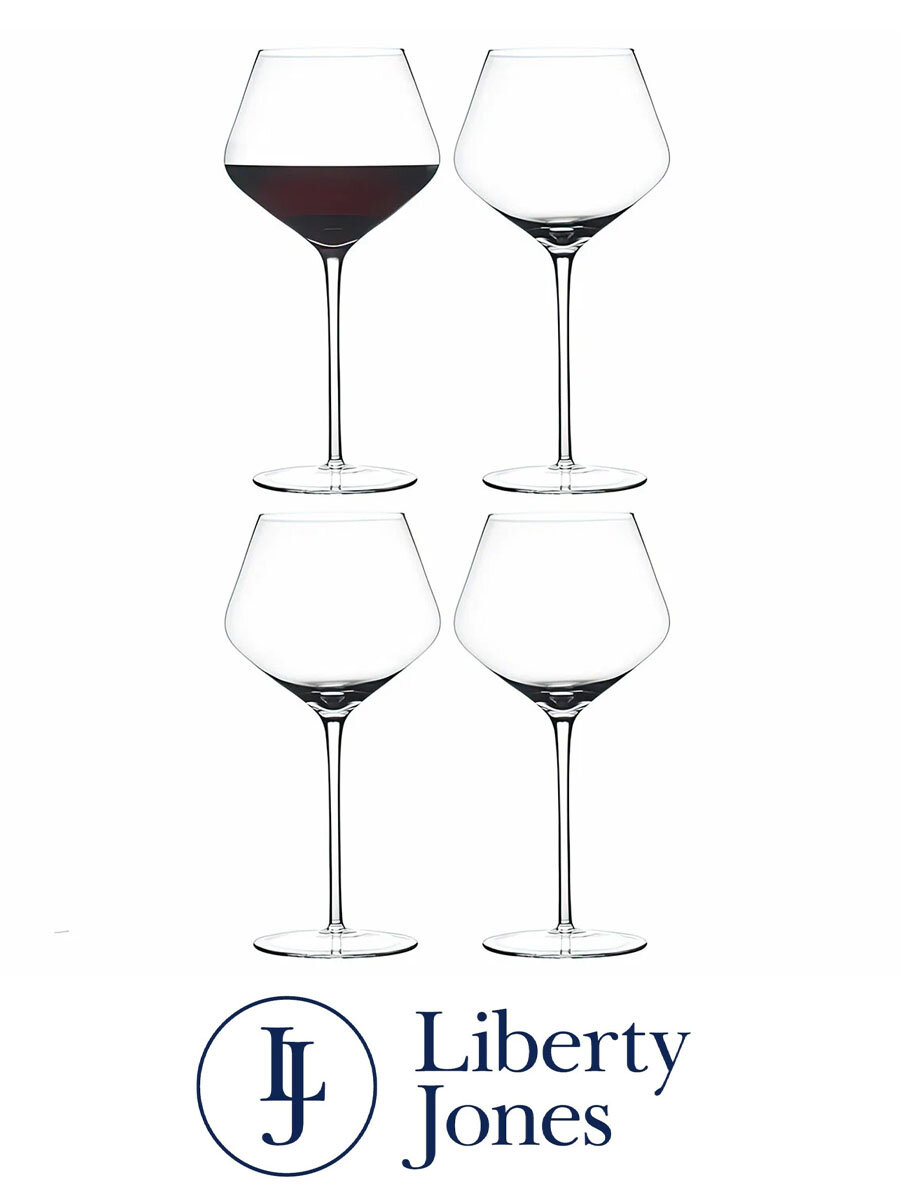Набор бокалов для вина Liberty Jones Flavor 970мл, 4шт, выдувное стекло