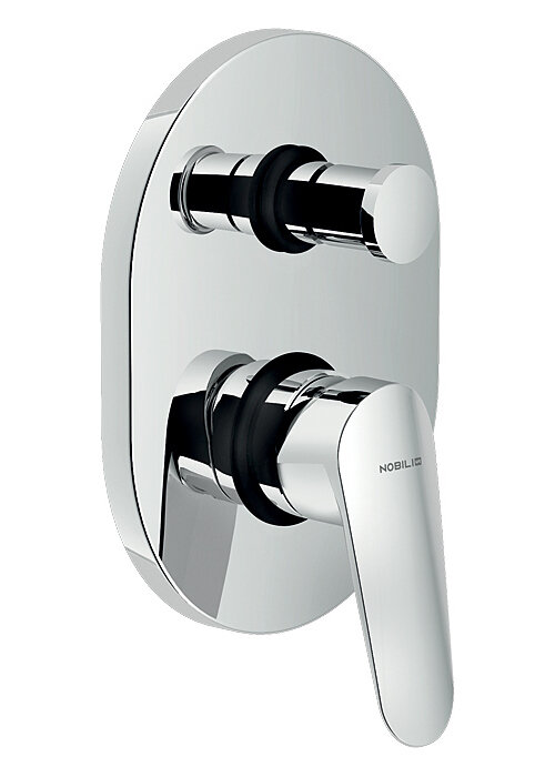 Смеситель для ванны Nobili Blues BS101100CR (внешняя и скрытая часть)