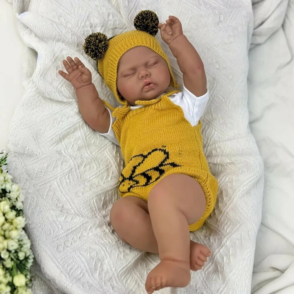 Кукла-реборн младенец 50см с мягким тканевым телом