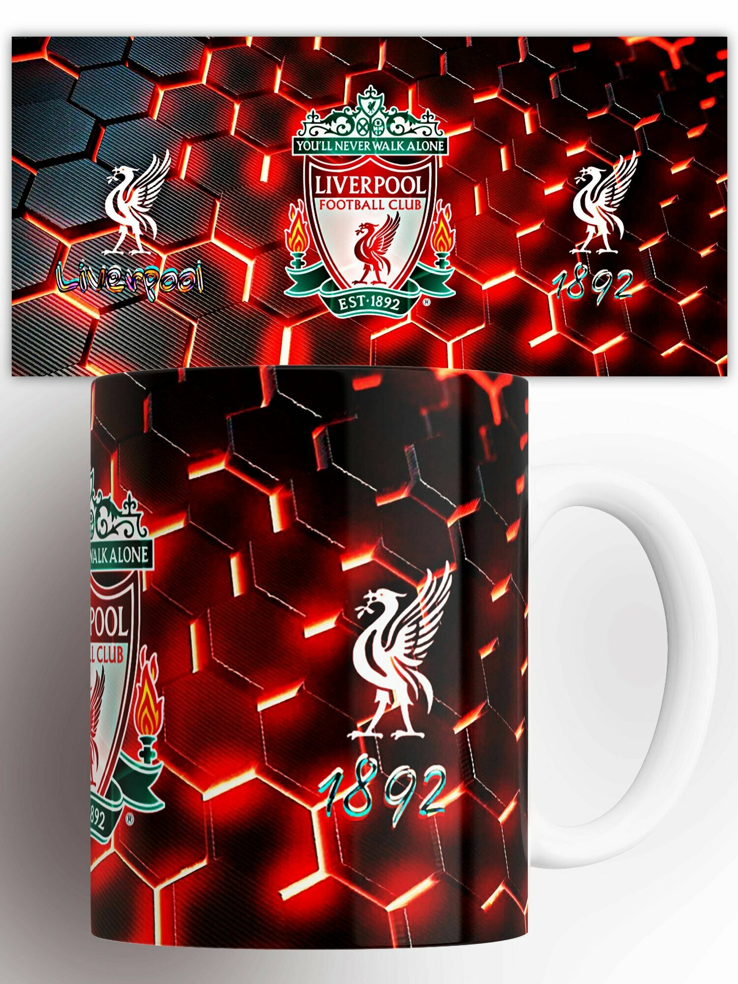 Кружка Футбольный клуб Ливерпуль Liverpool 330 мл