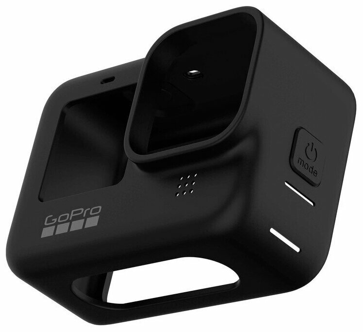 Силиконовый чехол с ремешком для камер HERO11/HERO10/HERO9 черный GoPro (Sleeve + Lanyard) ADSST-001
