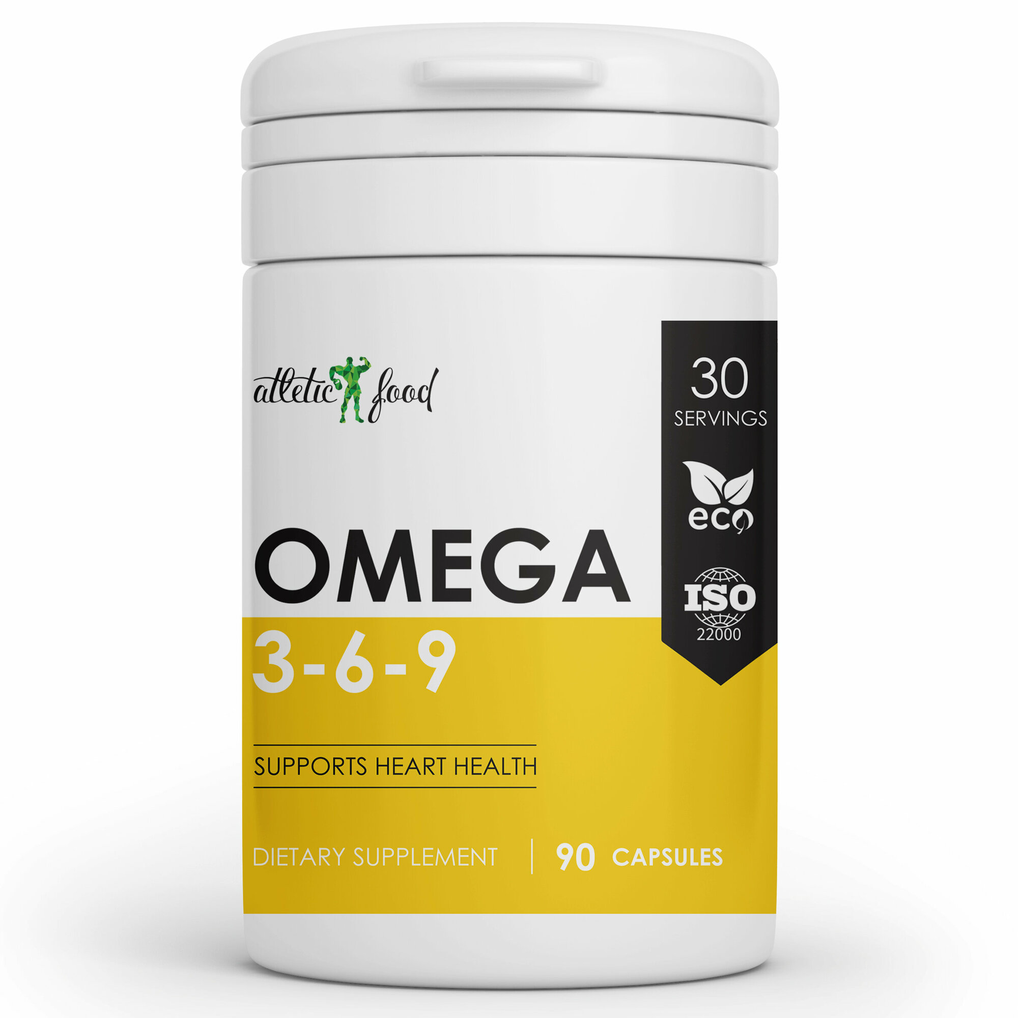 Atletic Food Жирные кислоты Омега 3-6-9 Omega 3-6-9 1000 mg - 90 гелевых капсул, ---