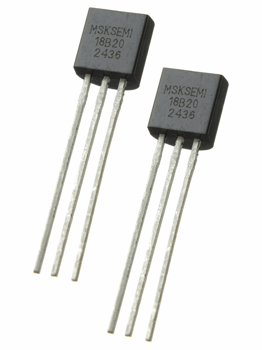 Микросхема DS18B20 TO-92 MSKSEMI (упаковка 4шт)