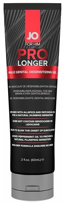 Гель-пролонгатор умеренного действия для мужчин – 60 мл.