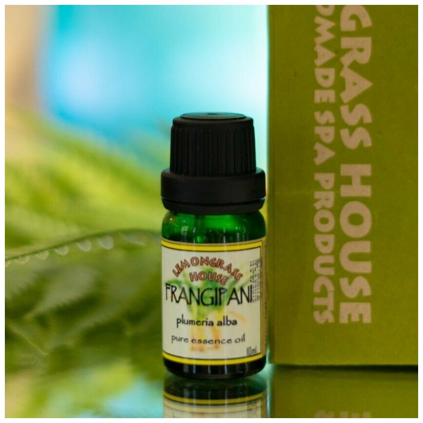 Эфирное масло "Франжипани" (Plumeria rubra) 10мл. Плюмерия, Натуральное, Лемонграсс Хаус (Таиланд)