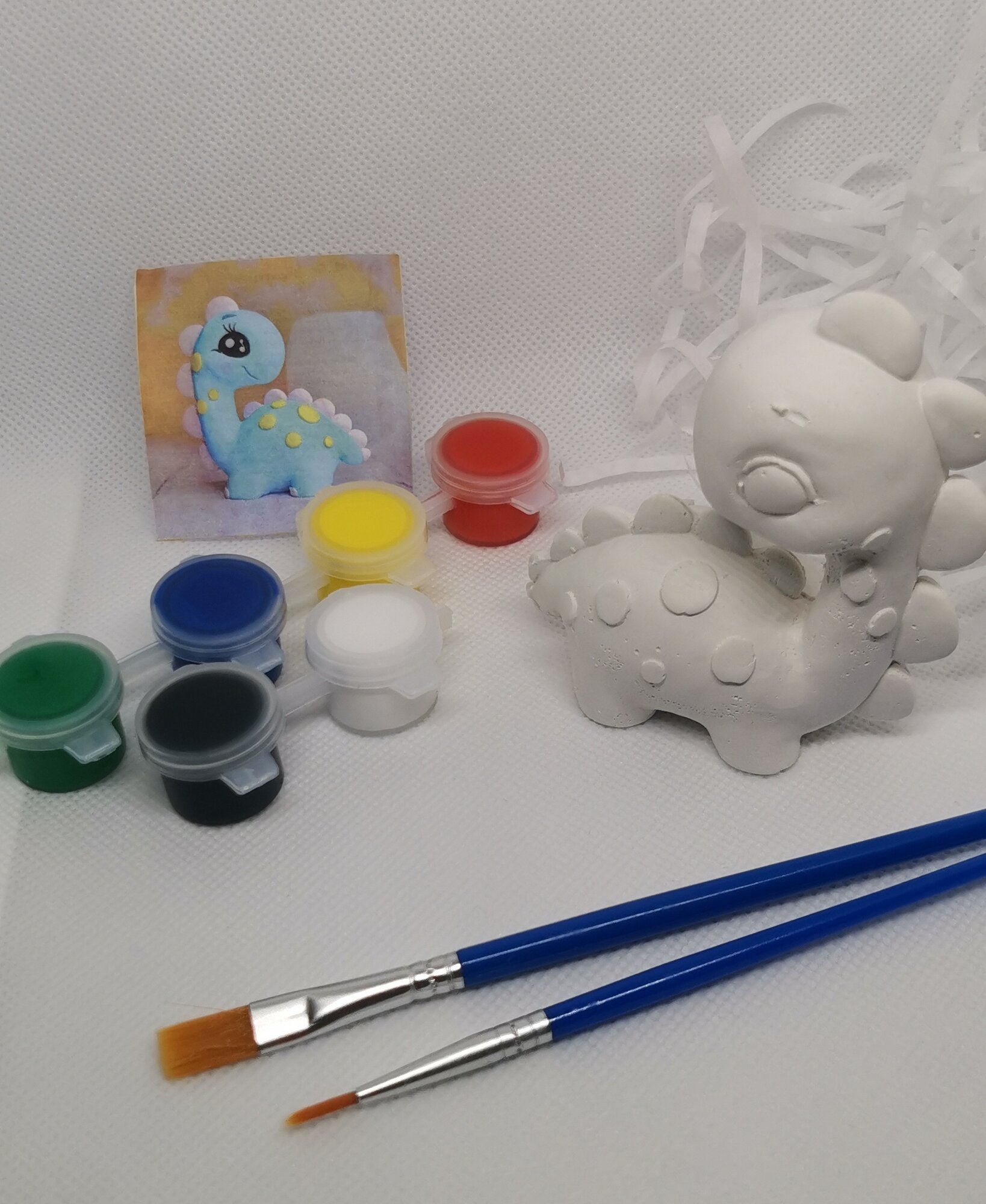 "Дракоша Фоня" - 3D-раскраска из гипса