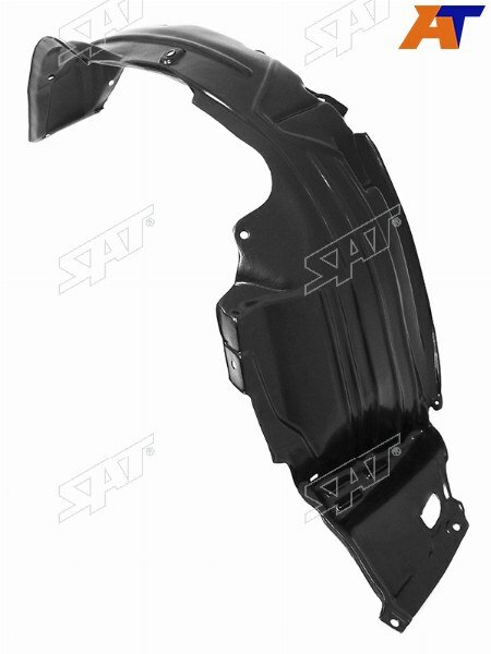 Подкрылок SAT, для Honda CR-V 04-06, передний, левый, черный, ABS пластик