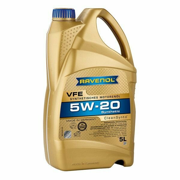 Моторное масло Ravenol VFE 5W20 SN Plus/SP/RS 5л. (4014835846067)