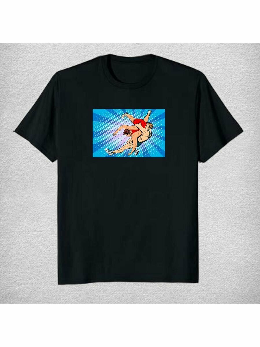 Футболка грекоримская борьба поп арт