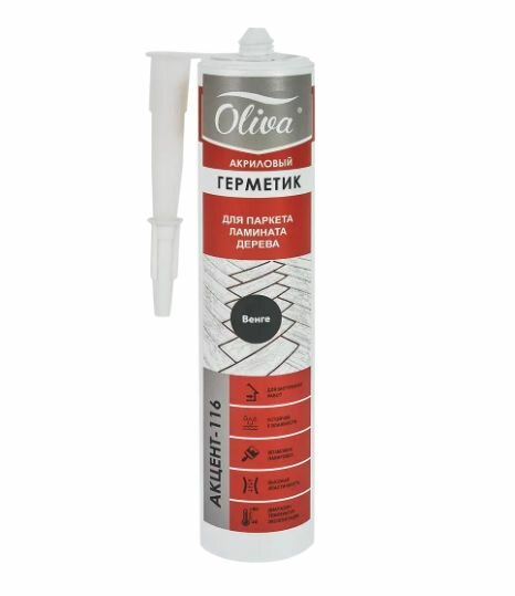 Герметик для дерева акрил цвет венге 310 мл