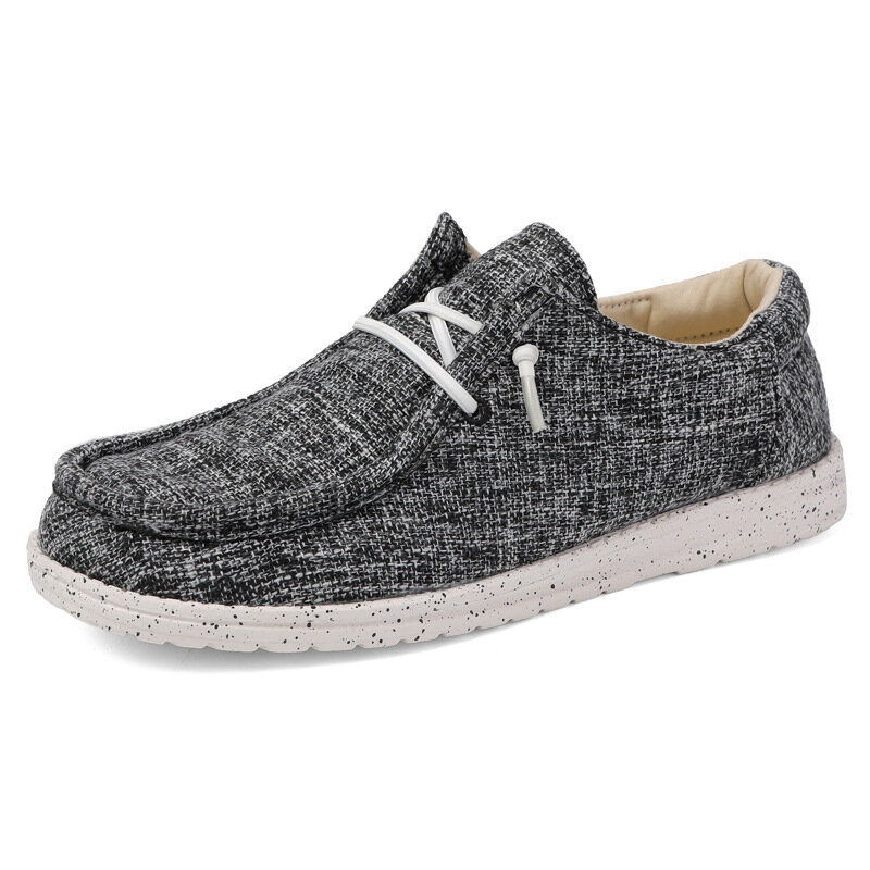 Мужские повседневные холщовые туфли больших размеров (размеры 43–48)