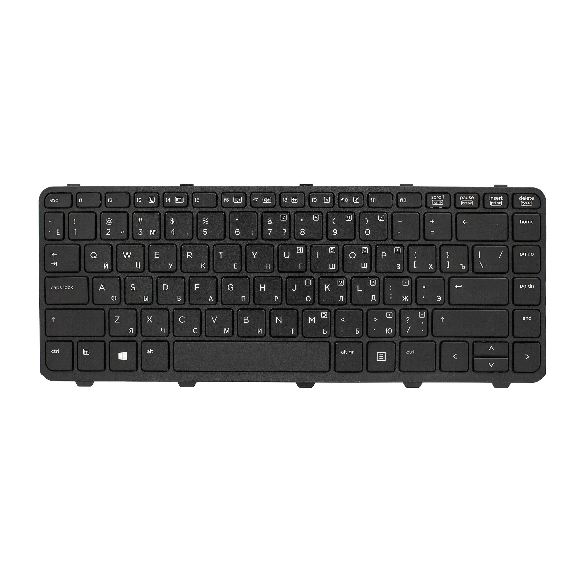 Клавиатура для ноутбука HP Probook 430 G1 / 711468-251 / 90.4YV07. L01 / SG-60100-XUA - черная