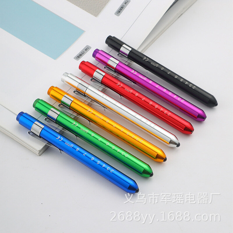 Фонарик-ручка для осмотра ушей и глаз, белый/желтый свет, LED-фонарик для осмотра ротовой полости и зрачков YL ручка