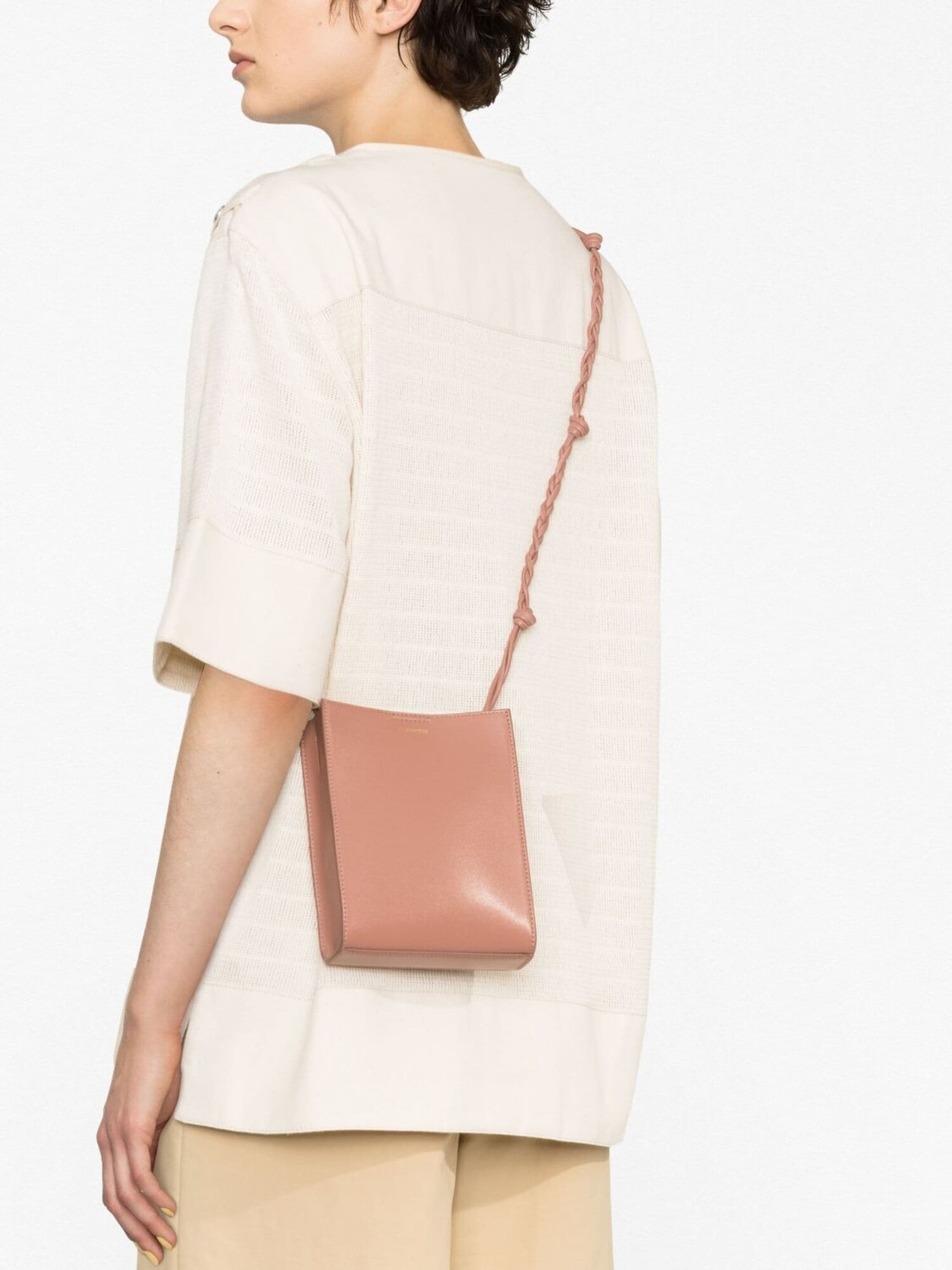 Сумка Jil Sander Tangle, pink — фото 1