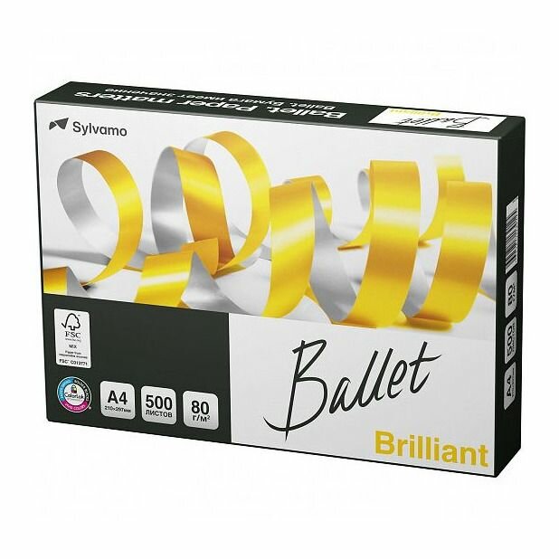 Ballet Бумага марки А Brilliant, А4, 500 листов