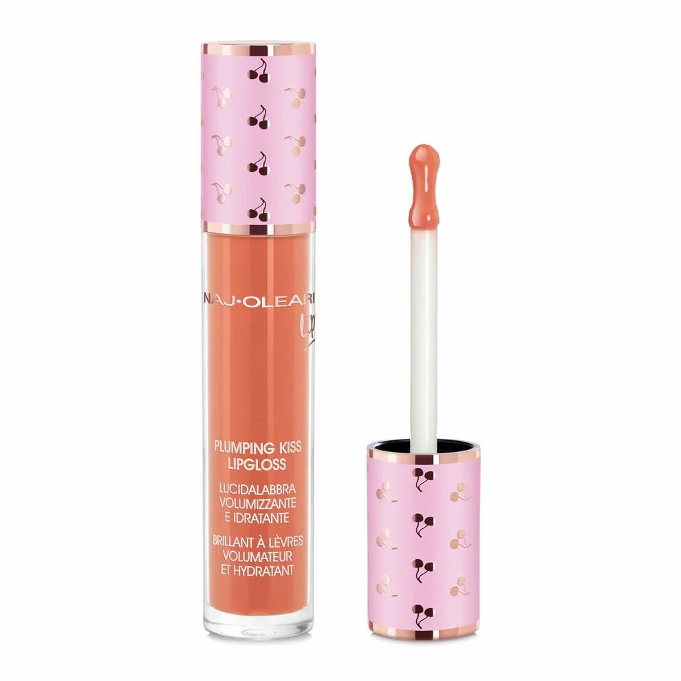 NAJ OLEARI Блеск для губ Plumping Kiss Lipgloss (05 Peach Sorbet)