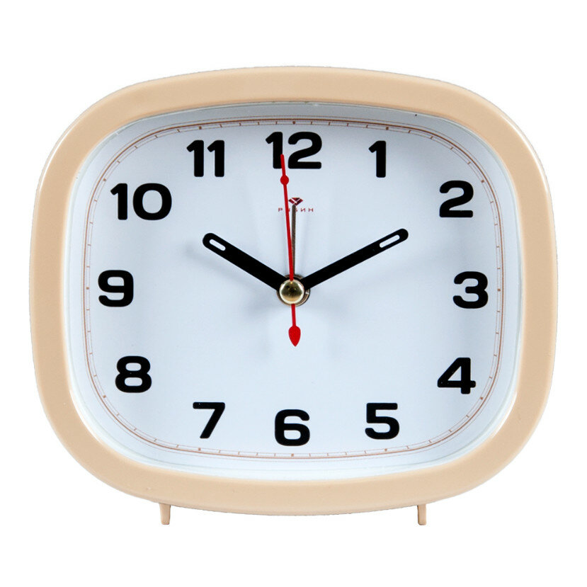 Будильник кварц бежевый «Классика» B5-004