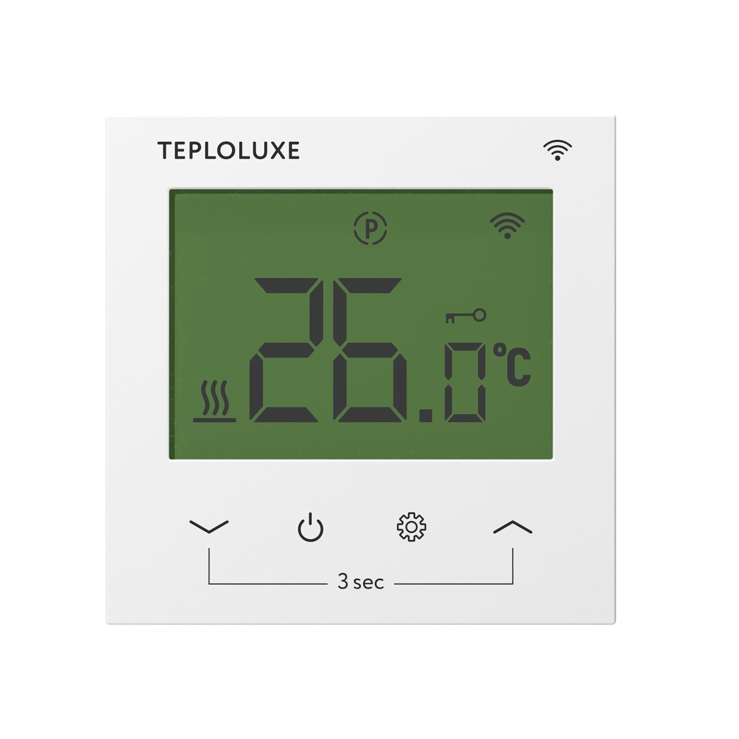 Терморегулятор теплолюкс Pontus WI-FI белый, цифровое управление