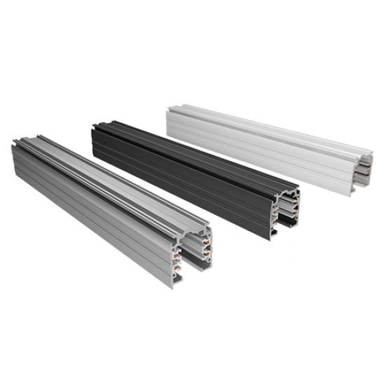 Шинопровод трёхфазный 1000мм чёрный