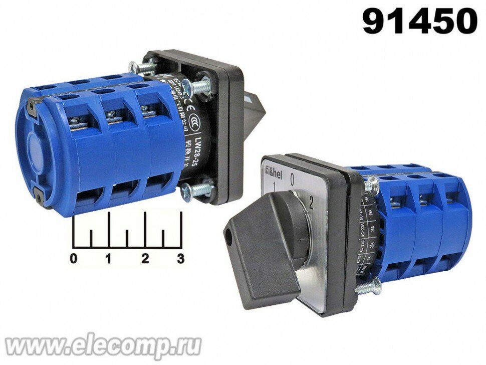 Выключатель пакетный LW28-25/3 25A 690V