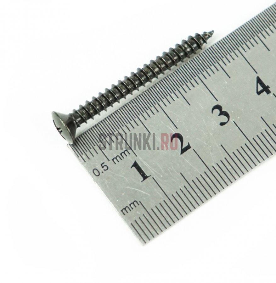 PARTSLAND WO4242BK, шуруп крепления грифа (4.2x42mm)