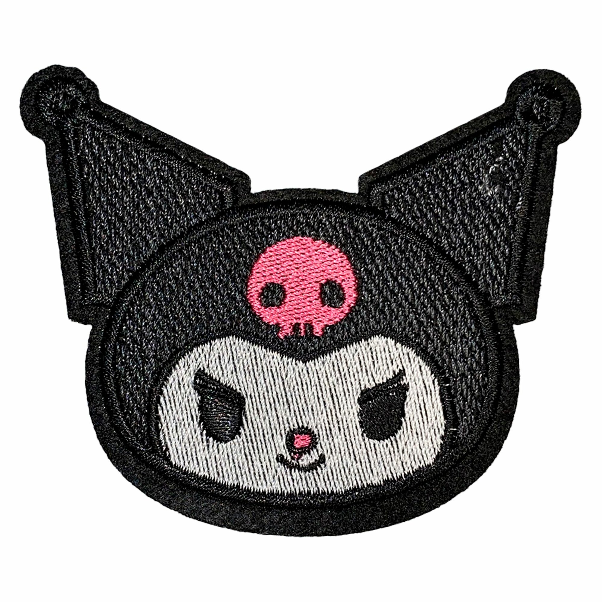 Нашивка, шеврон, патч (patch) Хэллоу Китти Куроми Hello Kitty Kuromi, размер 7,5*6,5 см