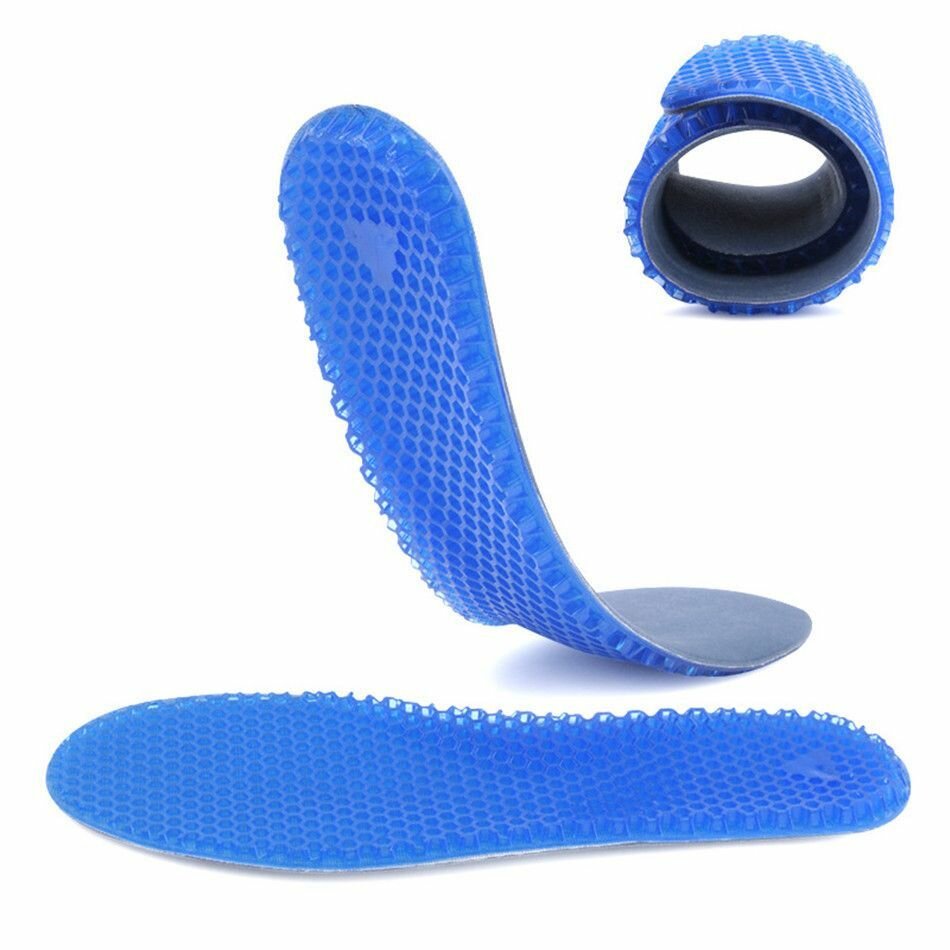 Гелевые удобные мягкие стельки с сотовидной основной для спортивной обуви, 1 пара, размер 41-45