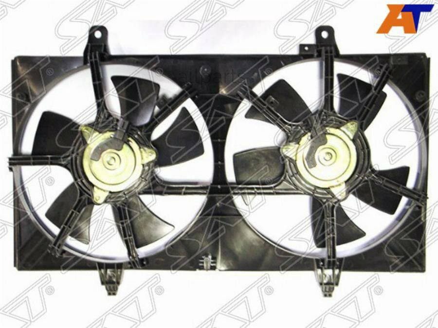 SAT ST-DTW3-200-0 Диффузор радиатора двойной в сборе NISSAN TEANA 03-