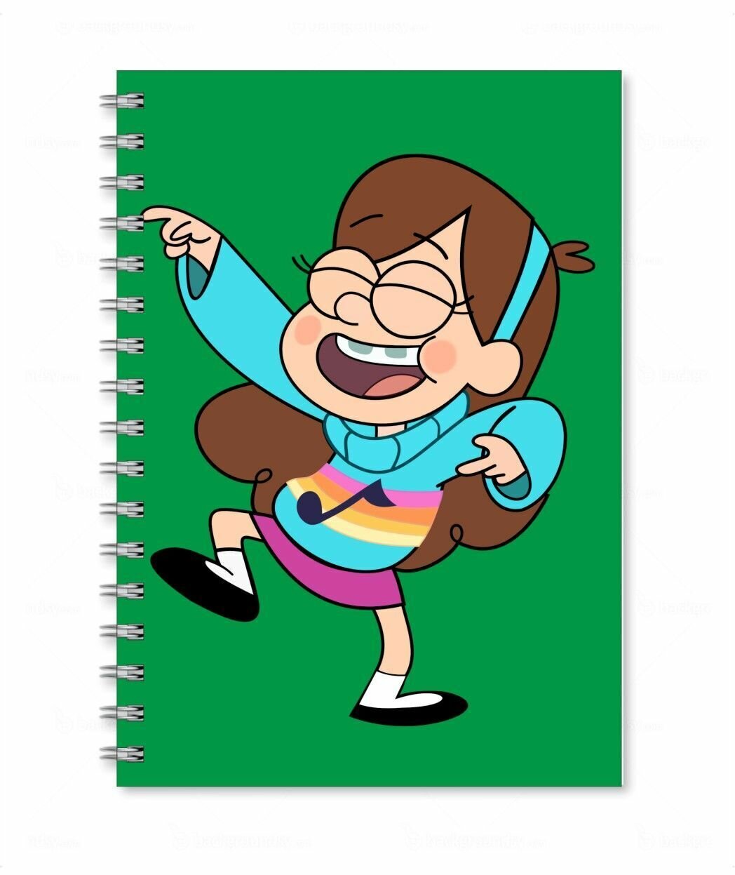 Тетрадь Mewni-Shop формата А4, с принтом "Гравити Фолз" - 4