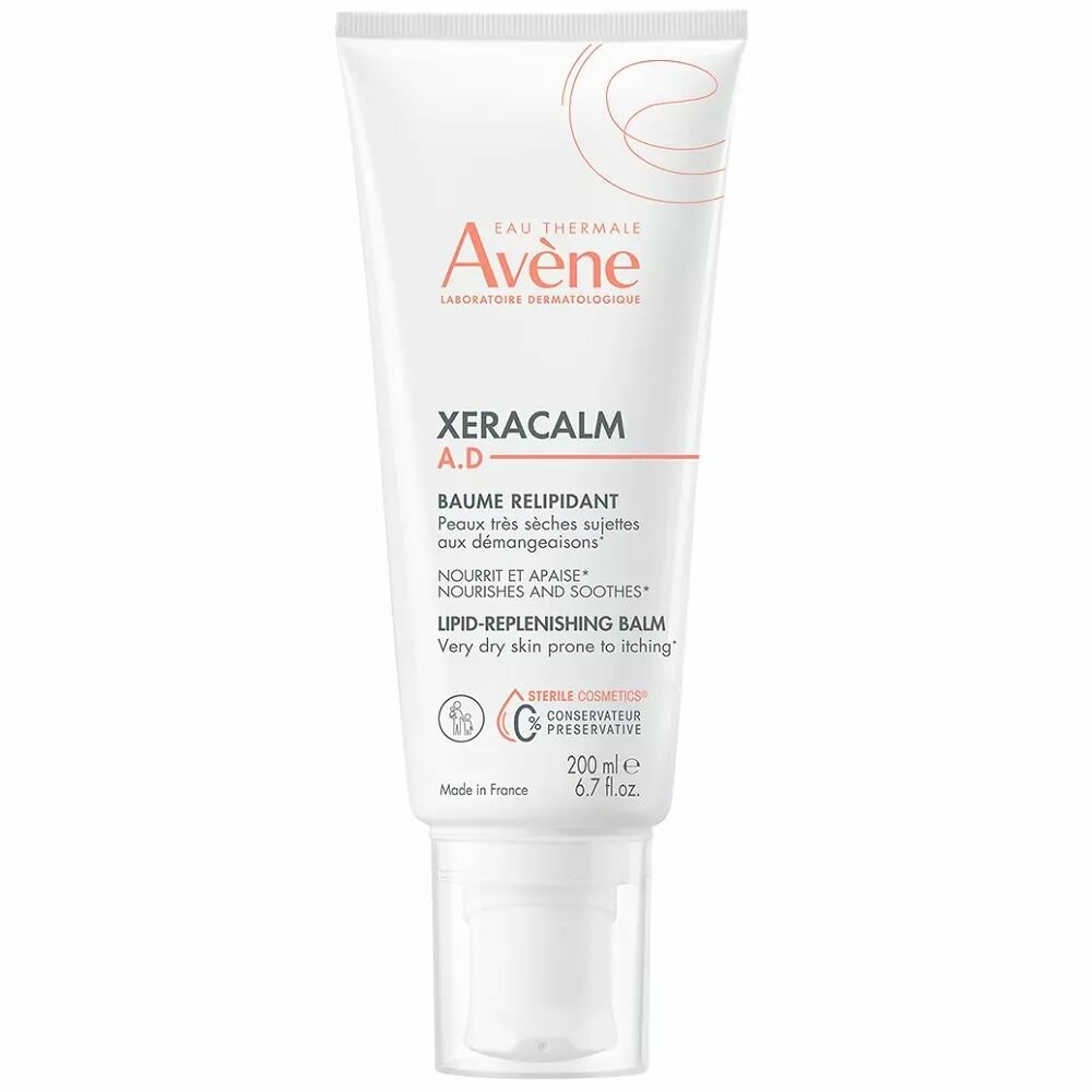 EAU THERMALE AVENE Липидо-восполняющий бальзам для лица и тела Xeracalm A.D. Lipid-Replenishing Balm (200 мл)