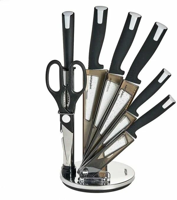 Набор ножей WEBBER BE-2261N, черный