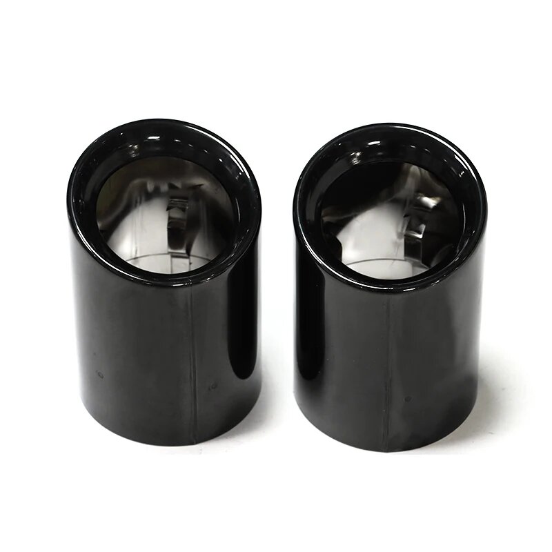 Автомобильная выхлопная труба для BMW X4 X3 G02 G01 2019-2022, наконечник глушителя, сменная насадка выхлопной системы Black 1 pair