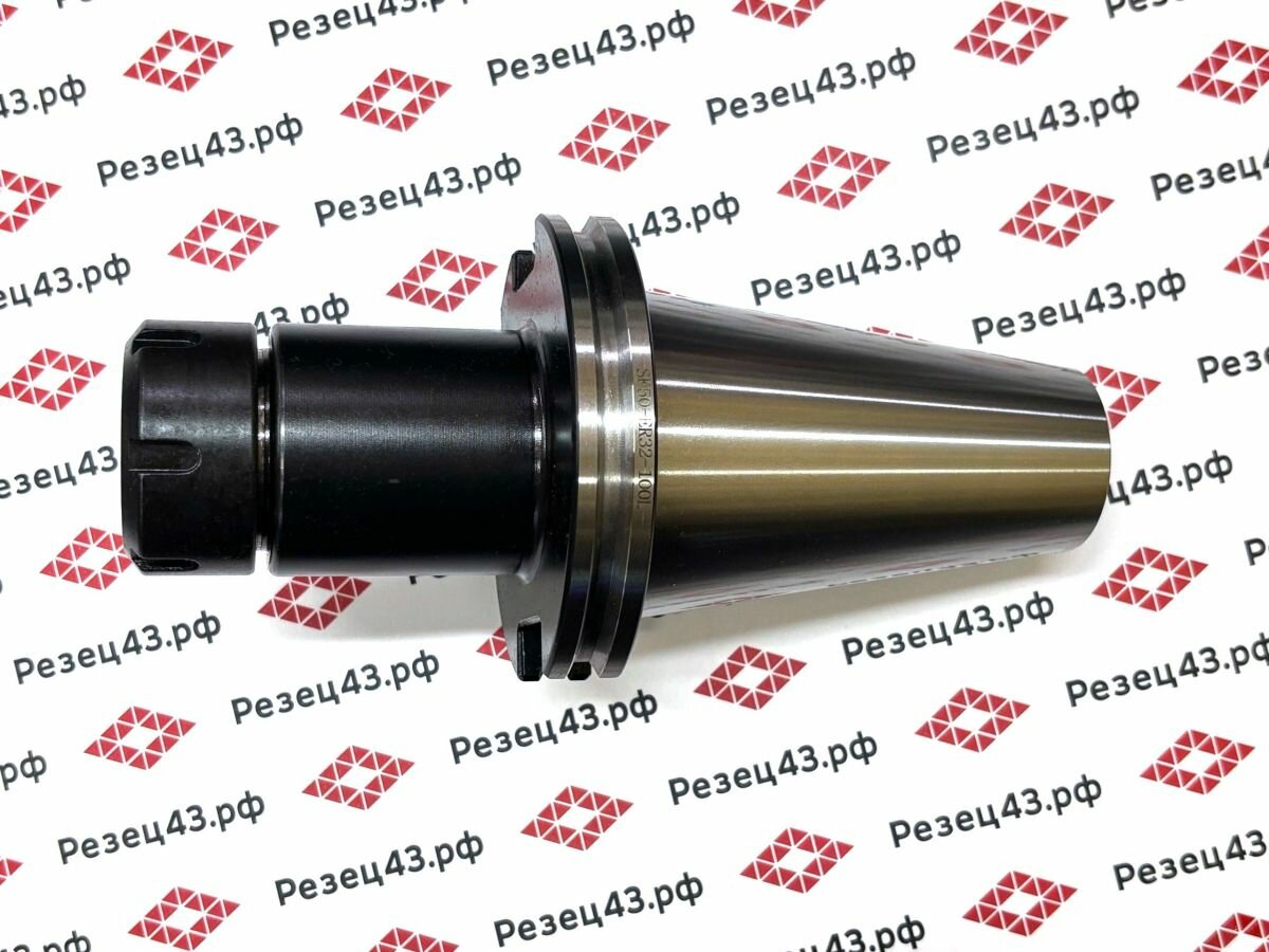 Цанговый патрон SK50 под цанги ER32 вылет 100 мм (SK50-ER32-100 (П2)