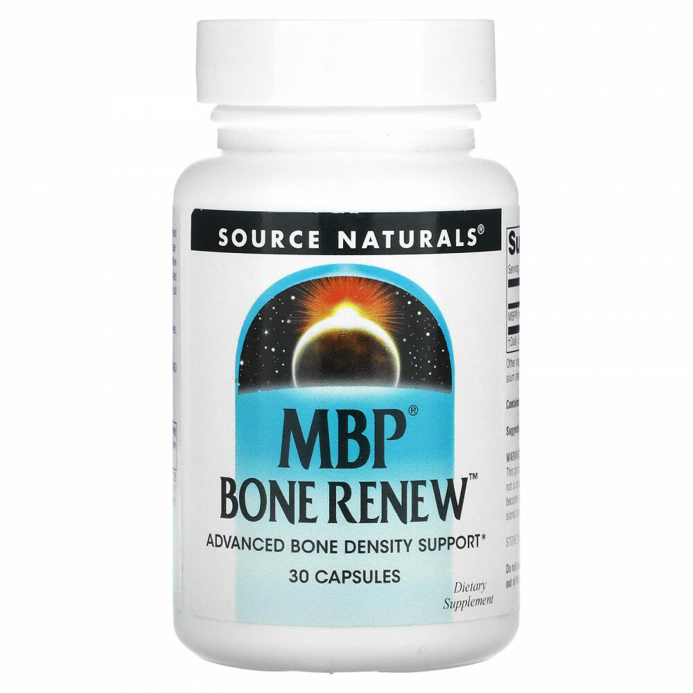 Source Naturals, MBP®, Bone Renew™, 40 мг, 30 капсул