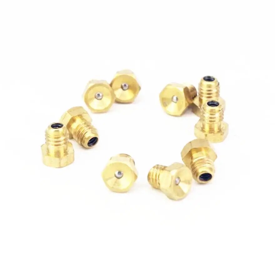 Фитинги для смазки из латуни M6x1mm 20шт