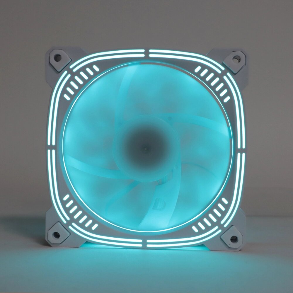 Вентилятор TESLA RGB120 CW 120 мм 3-pin+4-pin Molex, 1шт (TSL-120-CW)