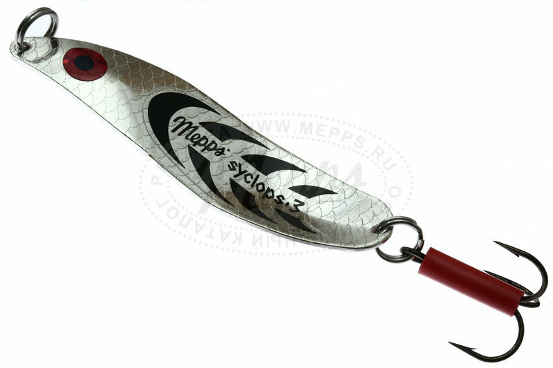 Блесна колеблющаяся MEPPS Syclops 26.0г №3 90мм #S bl