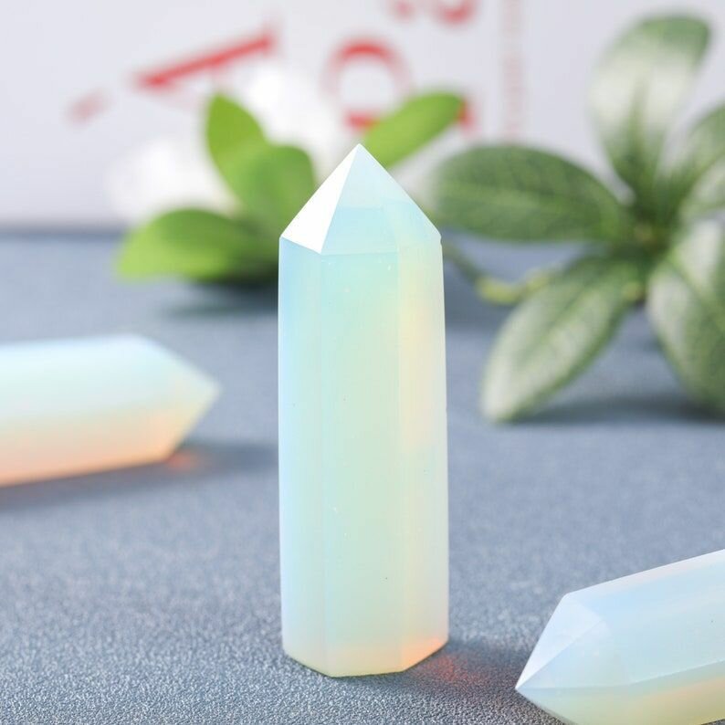 Опалит кристалл-генератор 70-75 мм синтетический камень оберег талисман энергетический